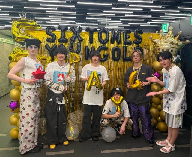 SixTONES、22万人動員の東京公演を終え「次は福岡じゃーーー！」 初の5大ドームツアー『YOUNG OLD』開催中 = エンタメ - 写真 - goo ニュース