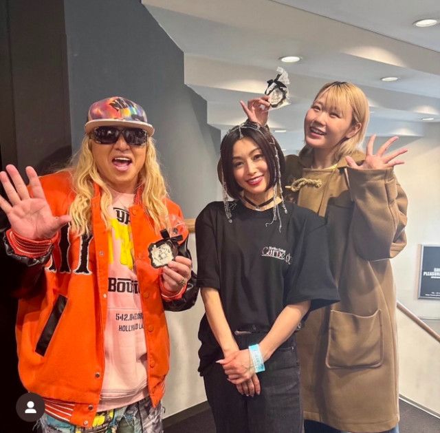 「最高のライブをいただきマンモス！」DJ KOO、のりピー＆ハラミちゃんとのスリーショット公開 = エンタメ - 写真 - goo ニュース