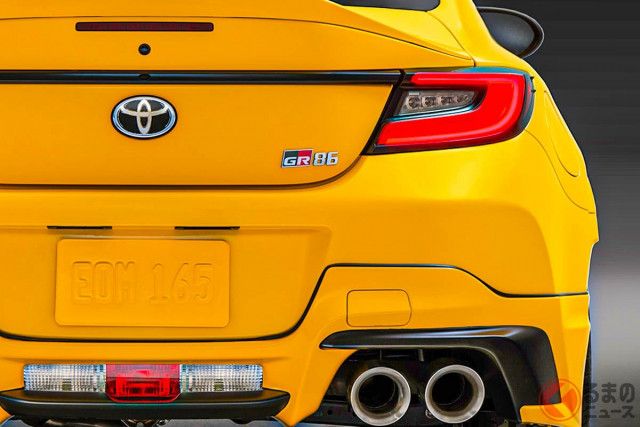 トヨタ新「ハチロク」発表! 迫力エアロ×斬新「旧型イエロー」が トヨタ新「ハチロク」発表! 迫力エアロ×斬新「旧型イエロー」が